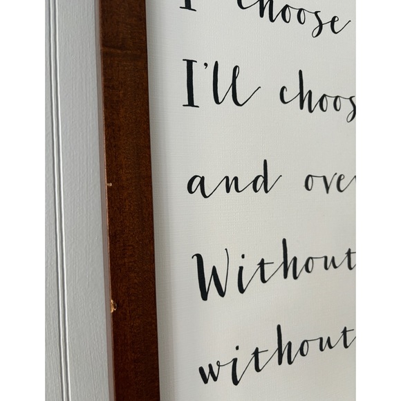 Smallwood Home | Art | Small Wood Home I Choose You Framed Art | Poshmark